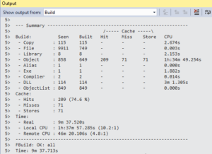 FASTBuild Caching setup – Shipping Knowledge